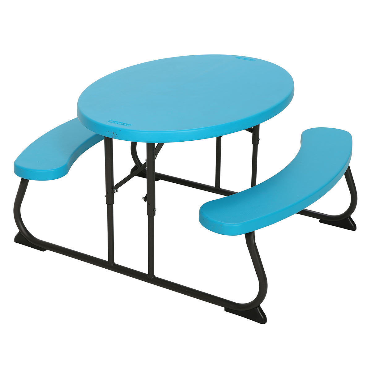 Lifetime Children's Oval Folding Picnic Table - Foldable Portable ...