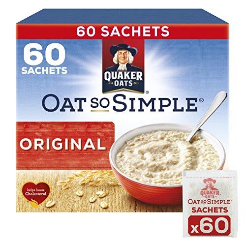 Quaker Oats So Simple Original Microwaveable 27g Sachets X 60 Porridge ...