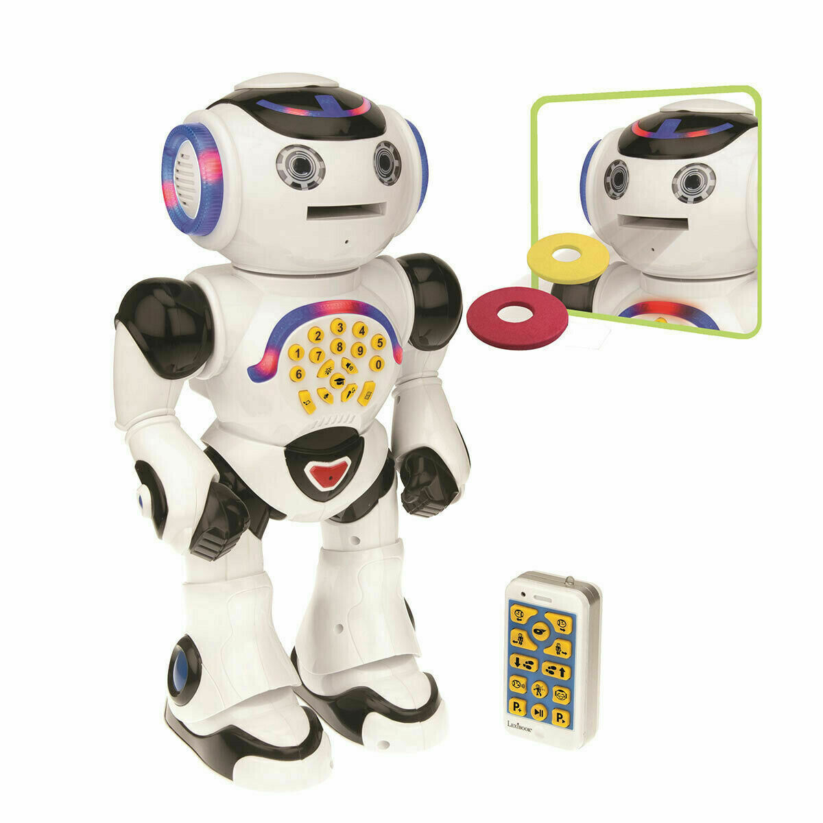 LEXIBOOK ROB80EN Powerman Max Robot - Remote Control Walking Talking ...