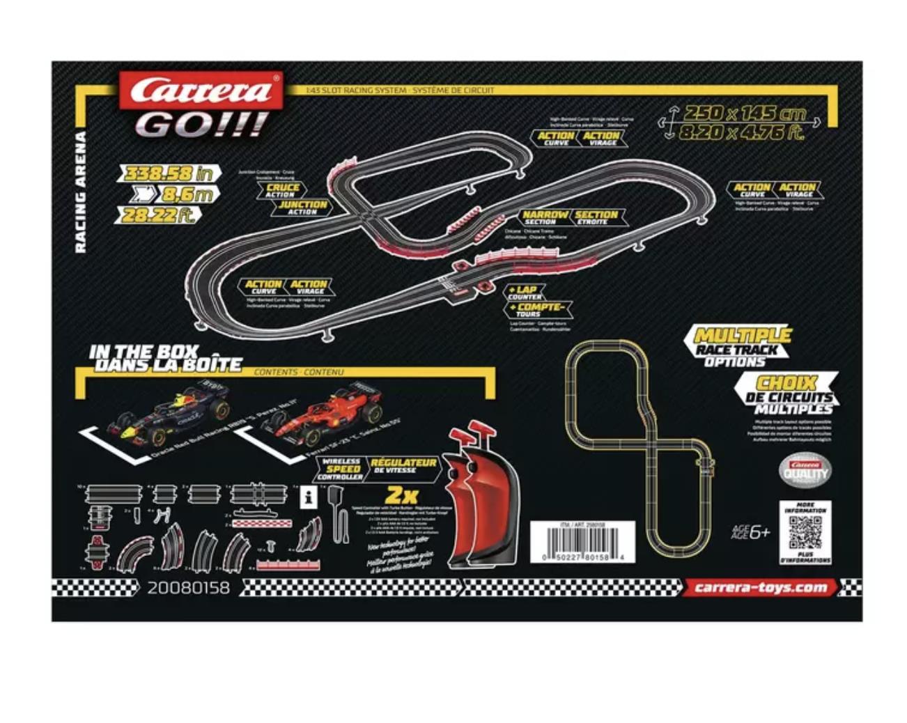 Carrera Go!!! Formula One Racing Arena with F1 Race Cars - Perez and ...